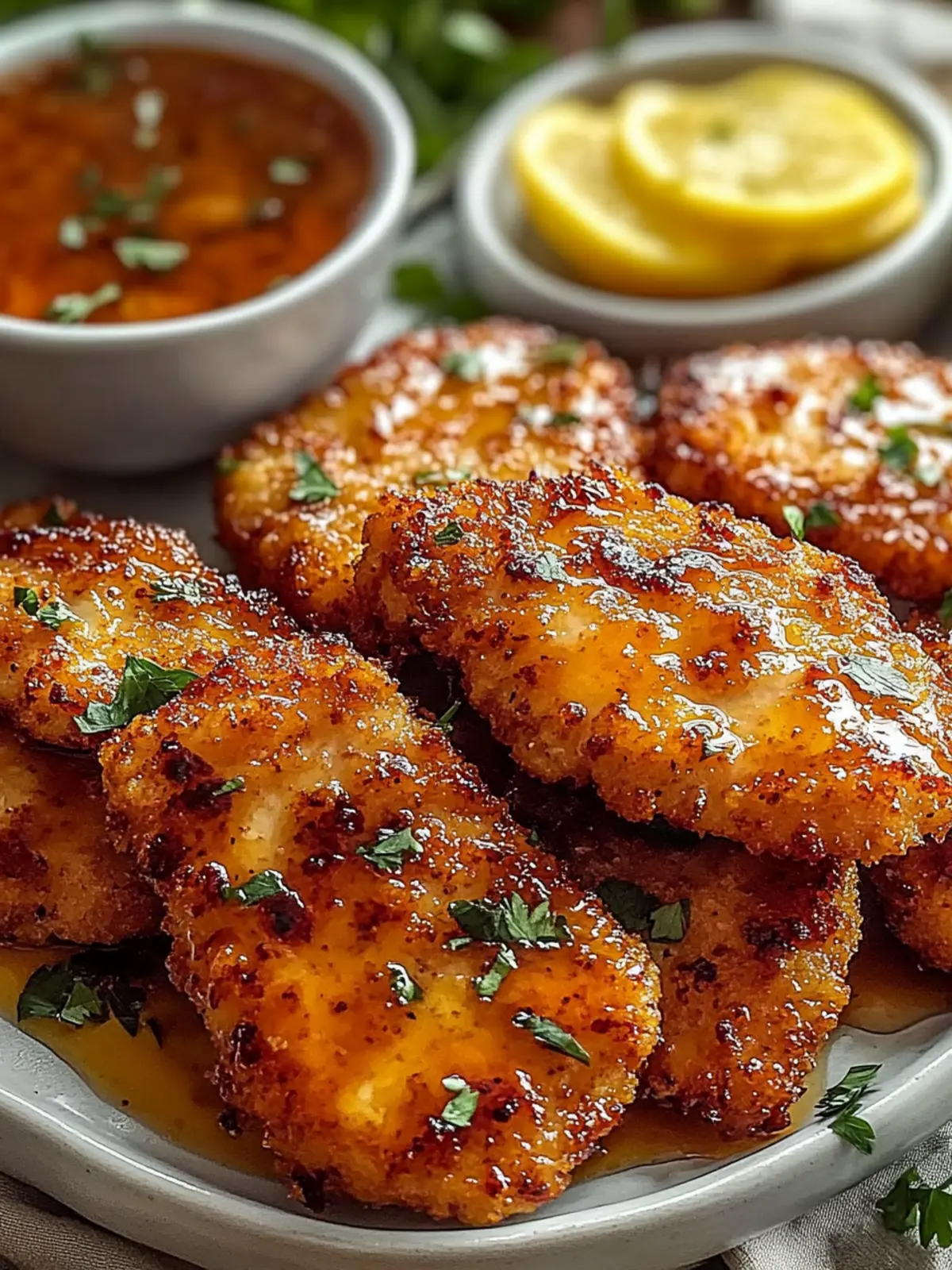 Ultimate Crispy Sweet-Spicy Hot Honey Chicken Cutlets