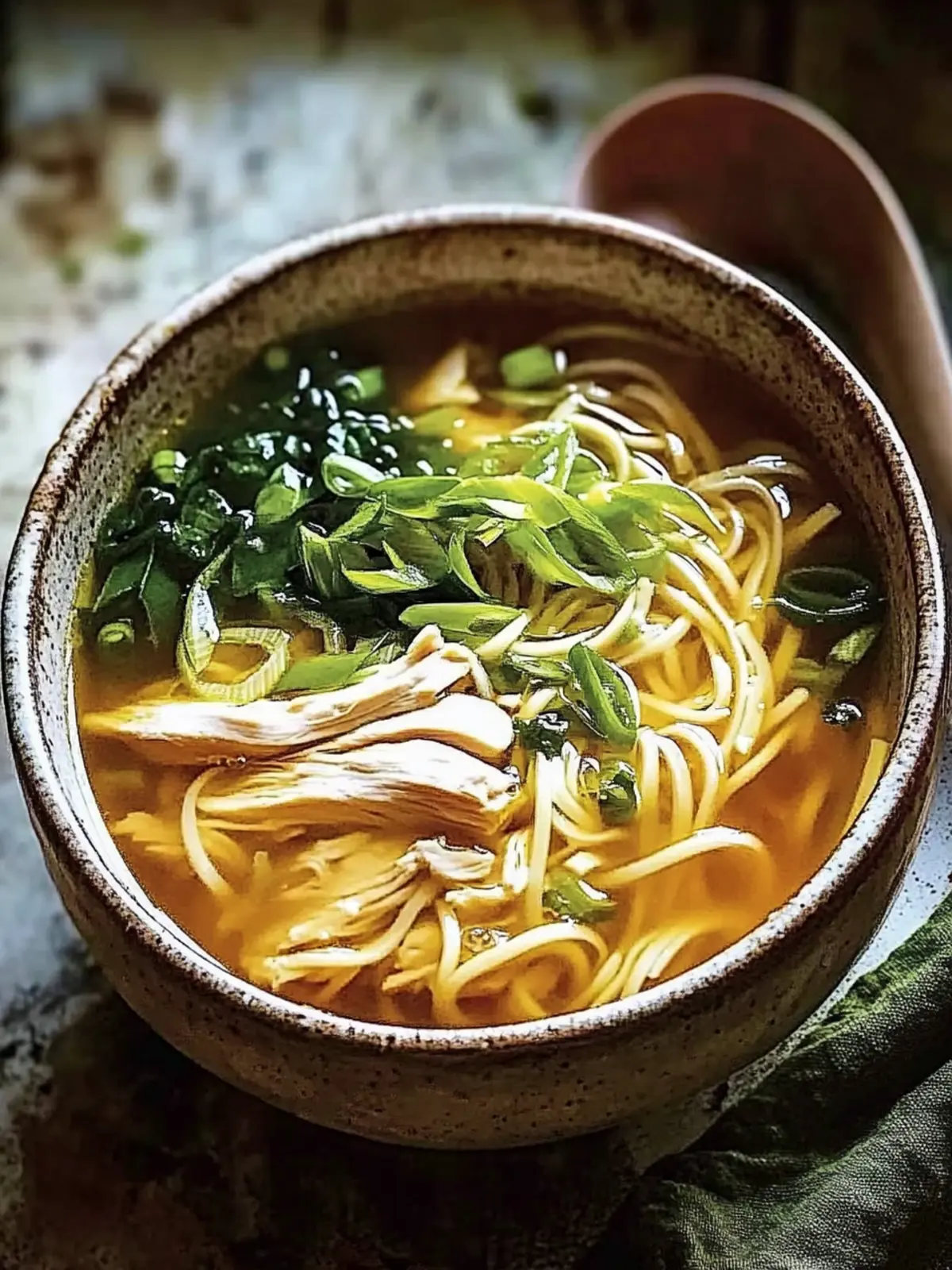 Ultimate Ginger Scallion Chicken Noodle Soup: Delicious Comfort