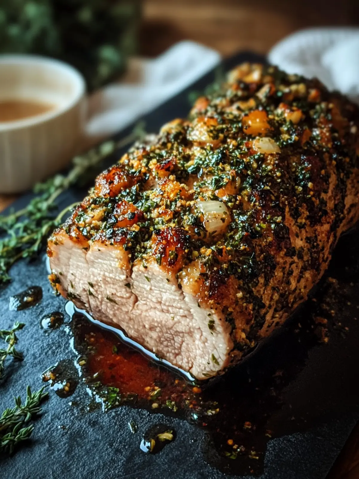 Delicious Herb Crusted Pork Loin: Perfect for Any Occasion