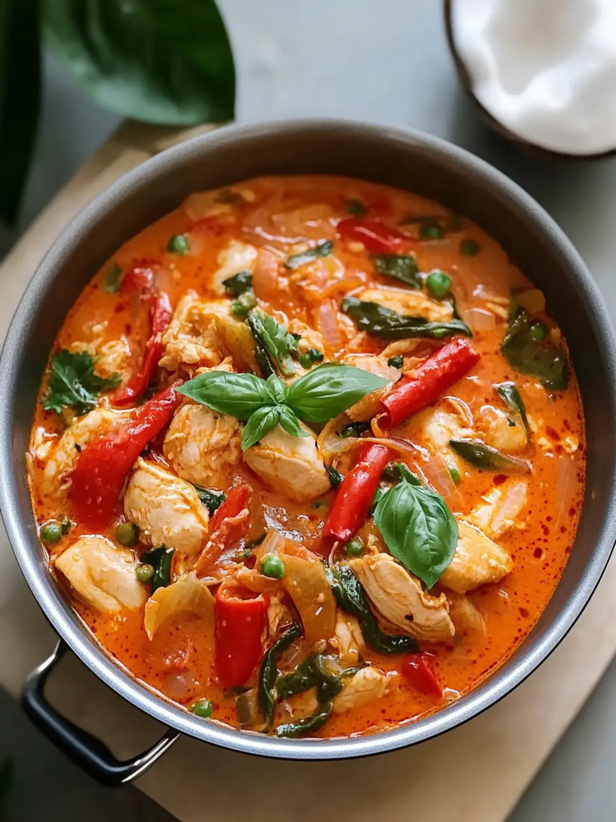 Ultimate One Pot Thai Coconut Red Curry Chicken - Delicious & Easy