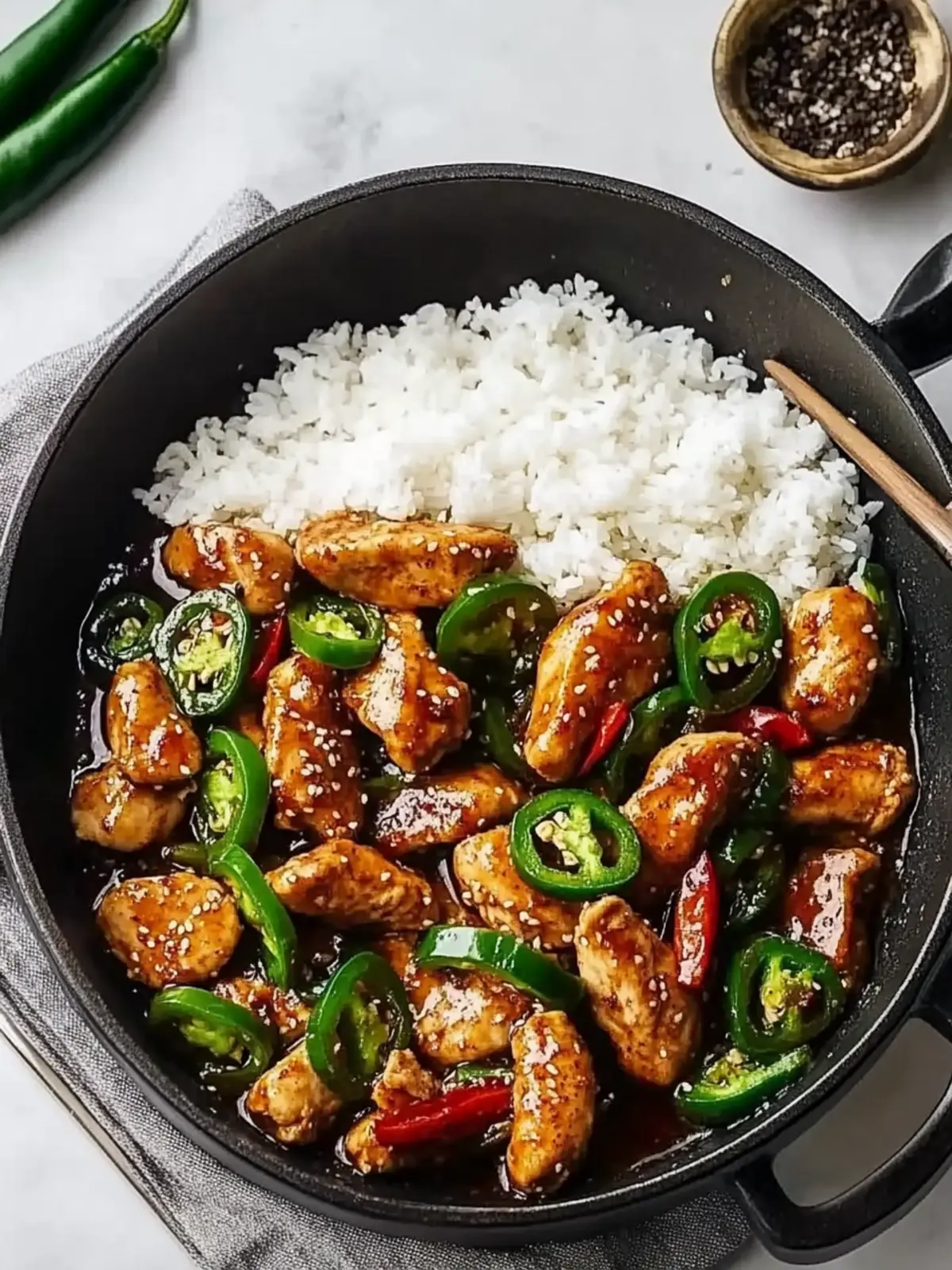 Irresistible Spicy Jalapeño Chicken Stir-Fry for Dinner