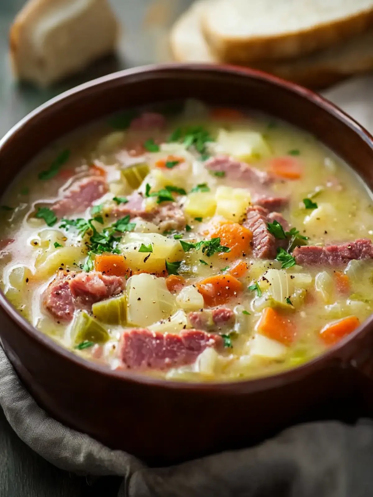 Ultimate Corned Beef and Cabbage Chowder - A Creamy Comforting Soup