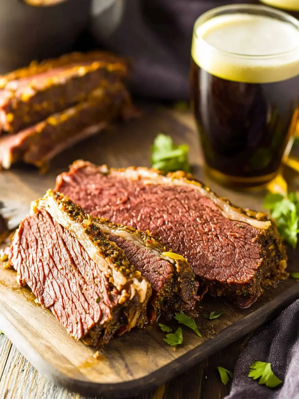 Ultimate Slow Cooker Guinness Corned Beef - Deliciously Tender