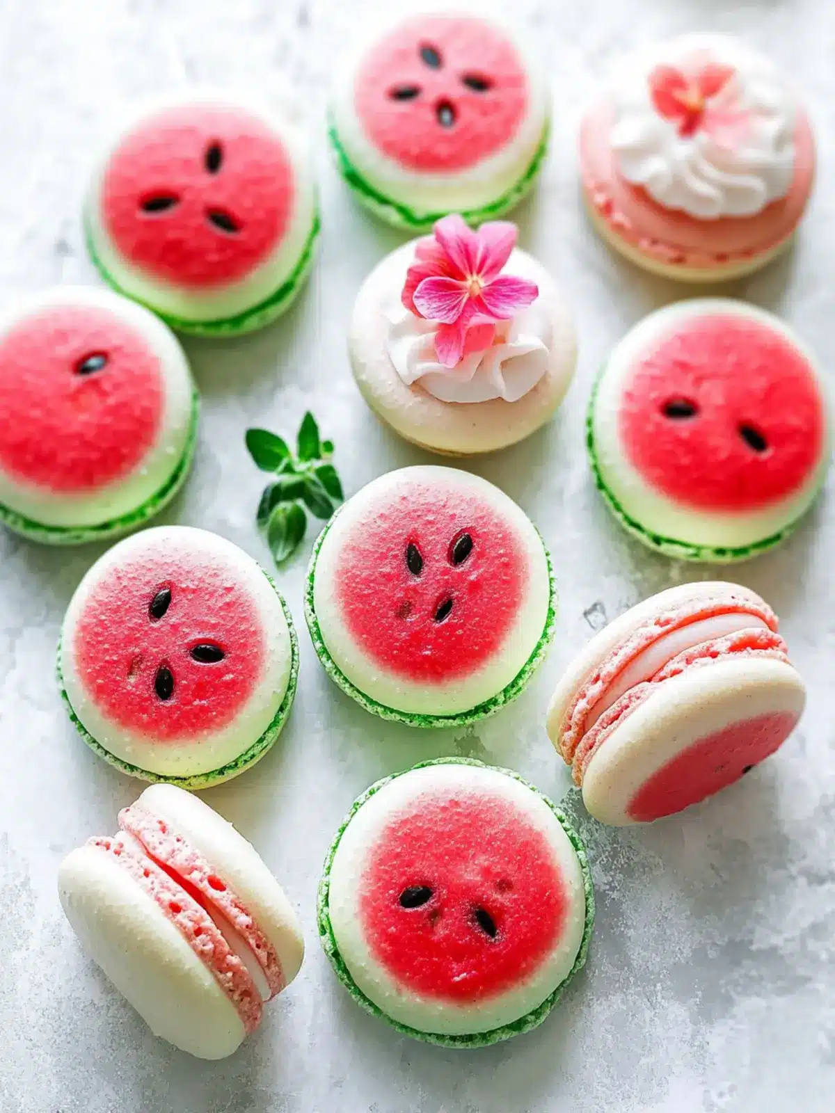 Irresistible Watermelon Macarons: Refreshing Summer Treats