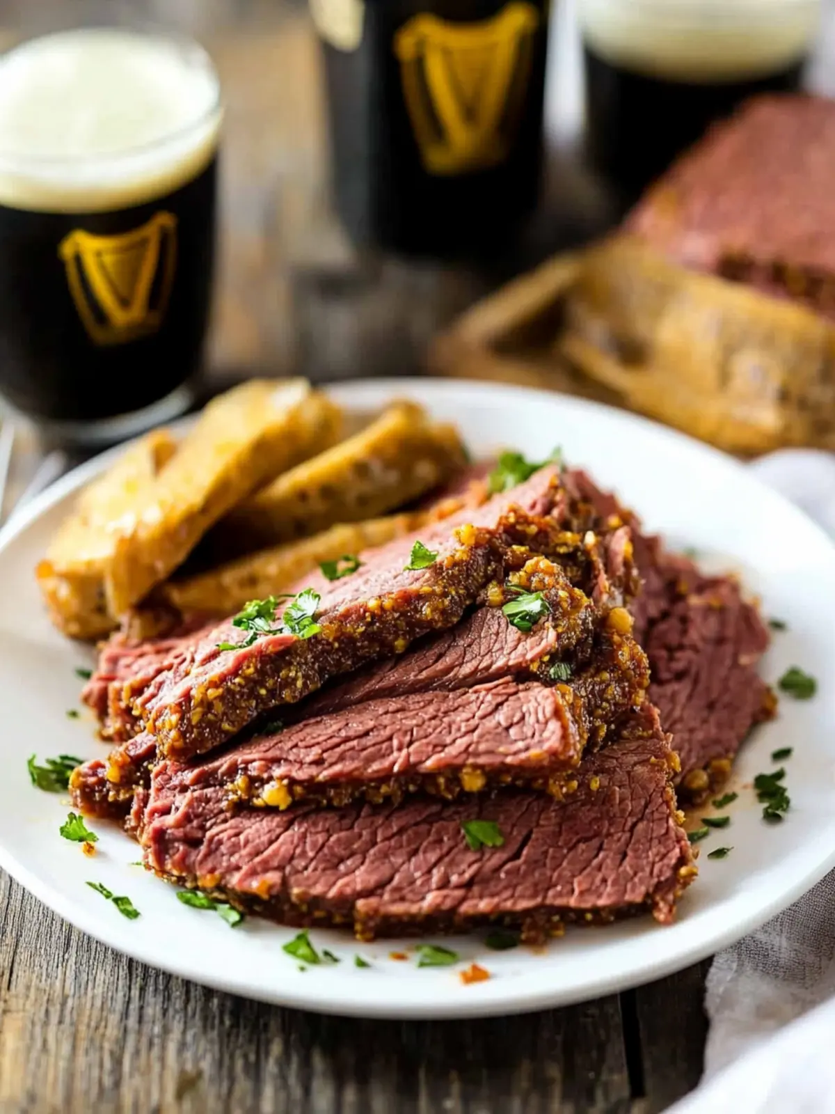 Ultimate Slow Cooker Guinness Corned Beef - Deliciously Tender