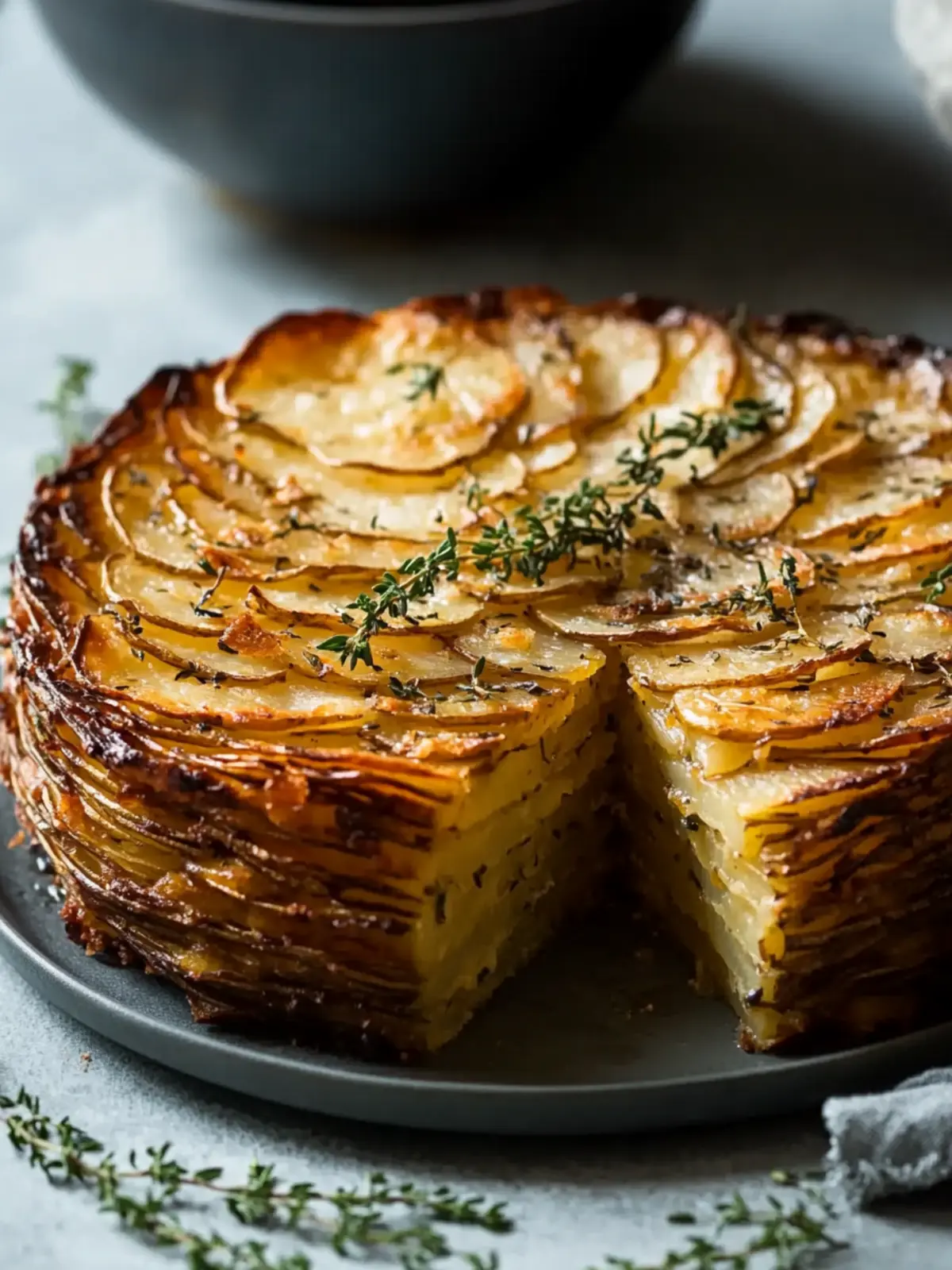 Crispy Balsamic Thyme Potato Torte: The Ultimate Comfort Dish