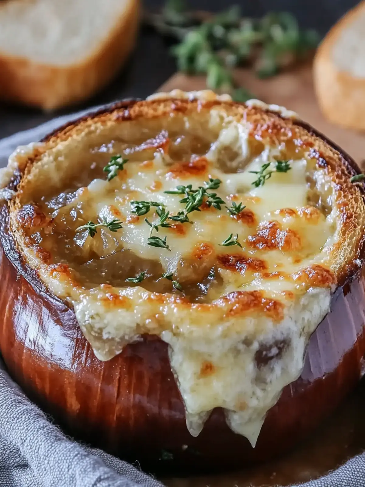 Ultimate Cozy Slow Cooker French Onion Soup with Melted Gruyère