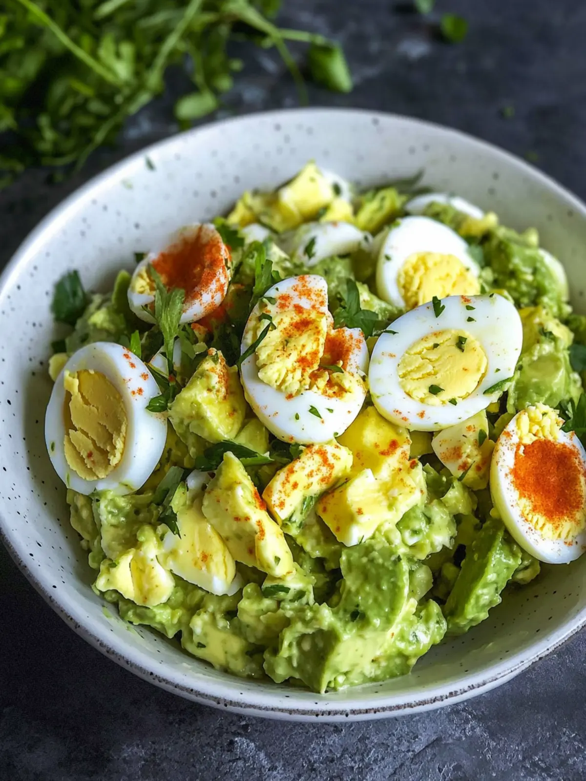 Irresistible Avocado Egg Salad - A Delicious Twist!
